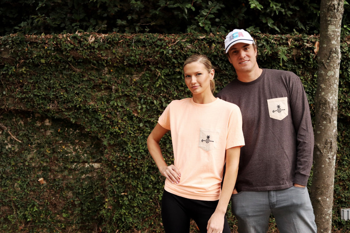 Pineapple Pocket tee - Grey – shepgear